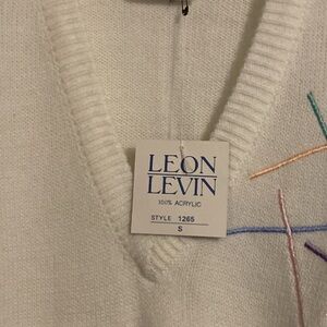 Leon Levin | Sweaters | Vintage Leon Levin Womens Vneck Sweater Vest ...